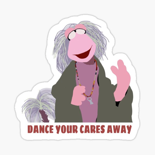 "Mogley Fraggle Rock" Sticker for Sale by mayathebeeee | Redbubble