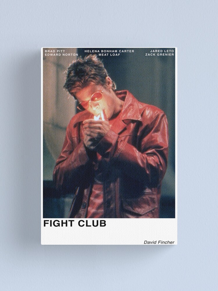 "Fight Club" Canvas Print by PuzzleBuzz | Redbubble