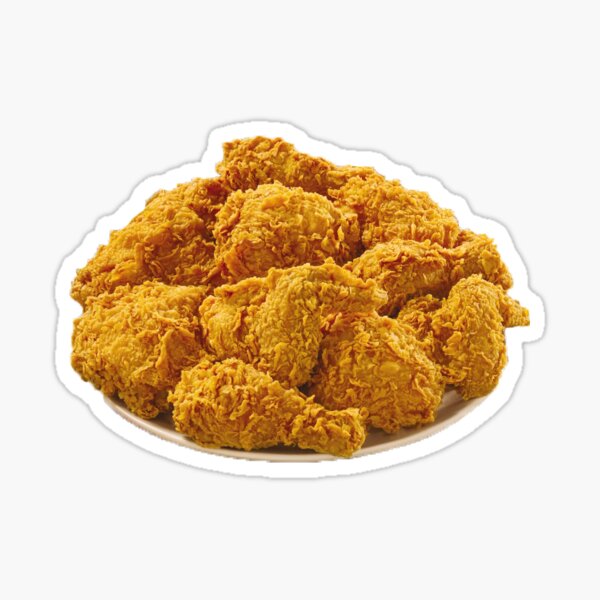 "Fried Chicken" Sticker for Sale by Tumbao | Redbubble