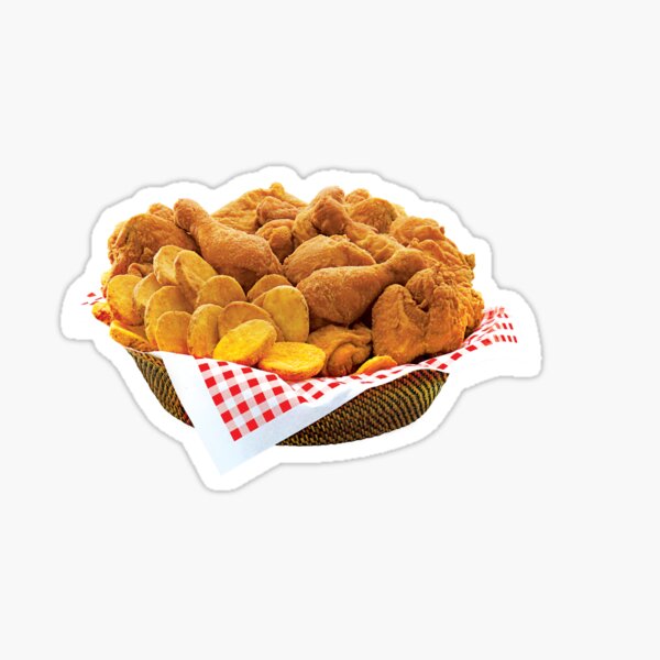 "Fried Chicken" Sticker for Sale by Tumbao | Redbubble