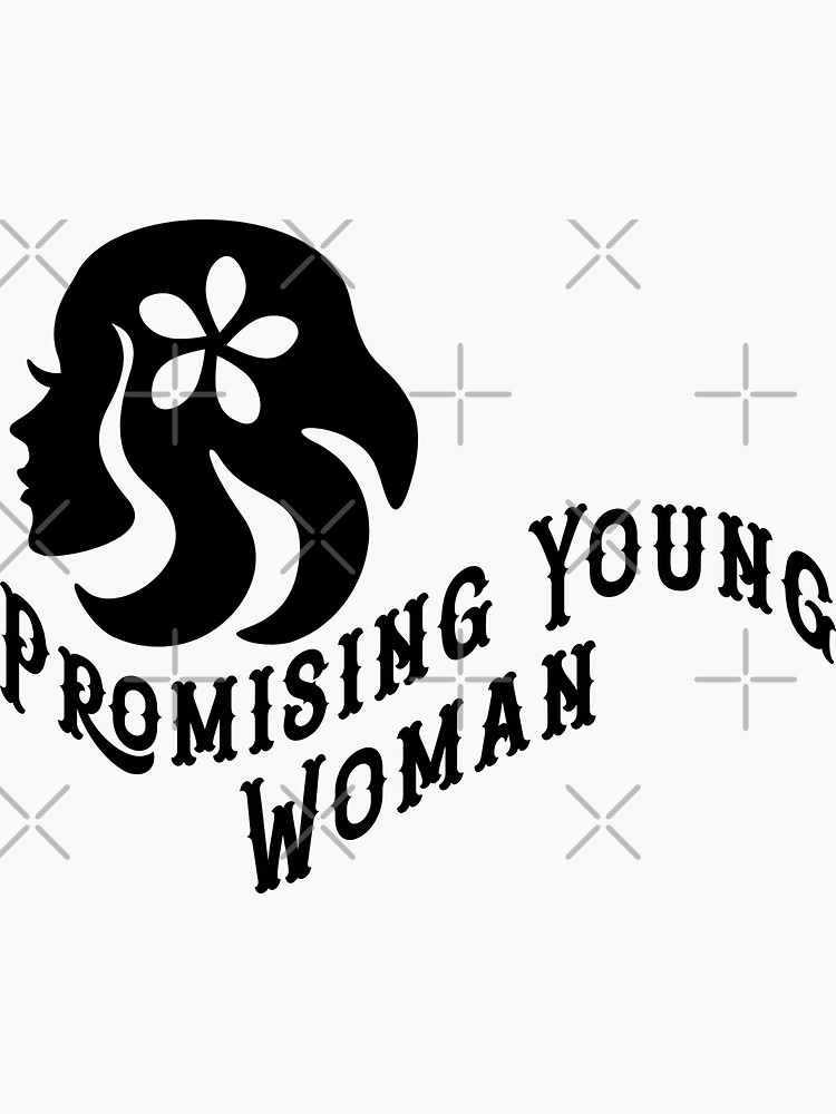 "Promising Young Woman" Sticker by CreacionsMeraki | Redbubble