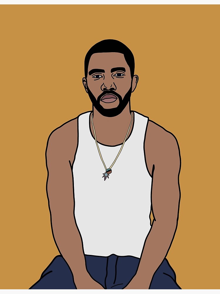 "Frank Ocean Cartoon Portrait" Photographic Print by mkstandy | Redbubble