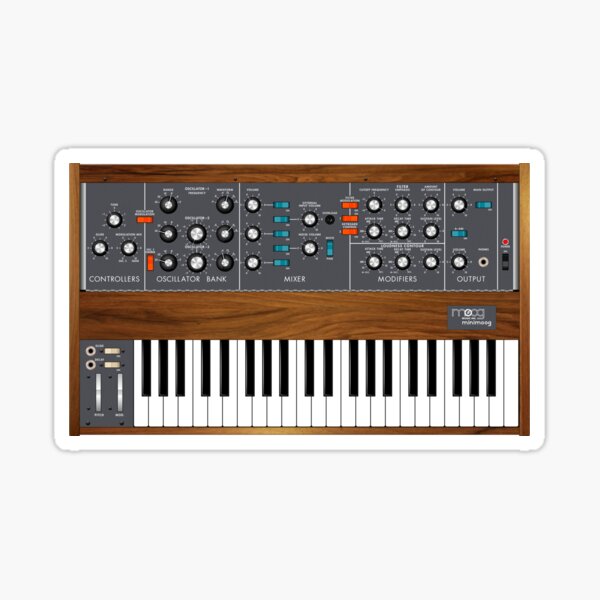Moog Synthesizer Stickers | Redbubble