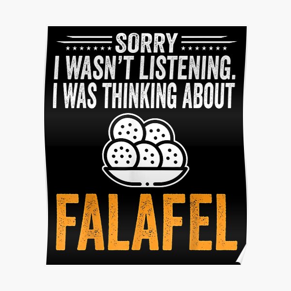 Falafel Posters | Redbubble