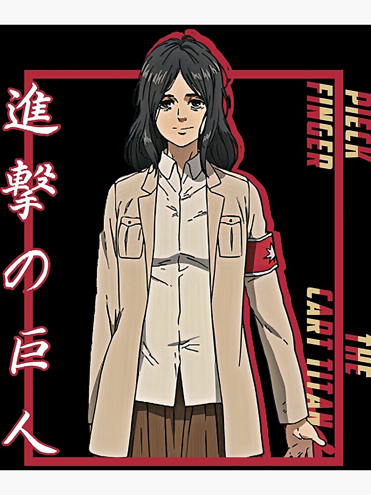 "Attack on Titan - Pieck Finger - Shadow Design" Canvas Print for Sale ...