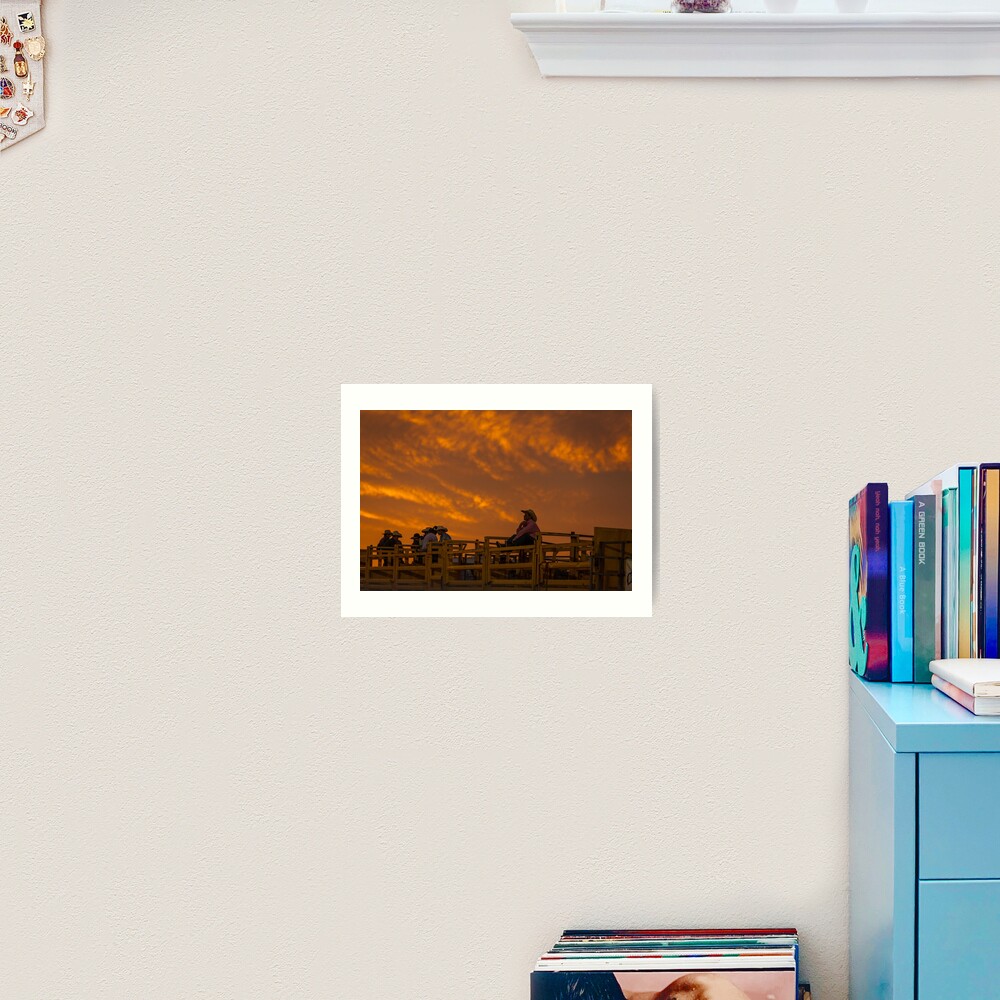 "Rodeo Sunset" Art Print for Sale by nord | Redbubble