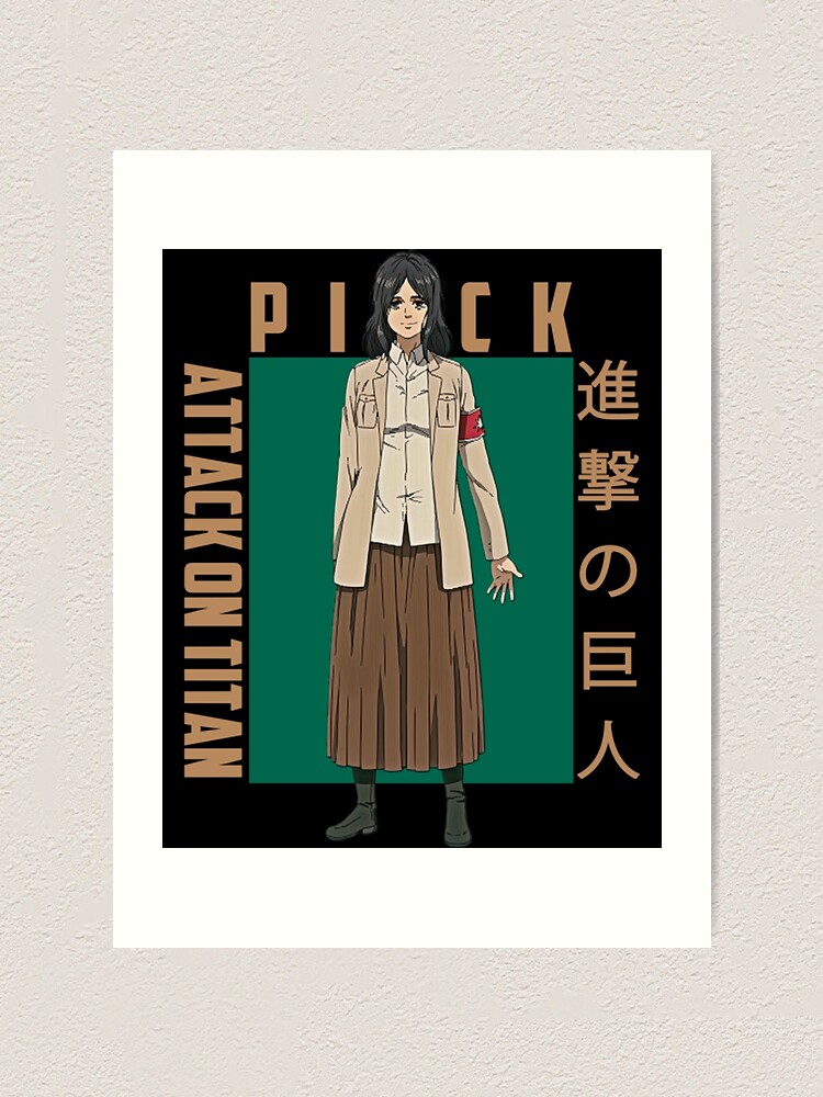 "Attack on Titan - Pieck Finger " Art Print for Sale by FahningGi ...