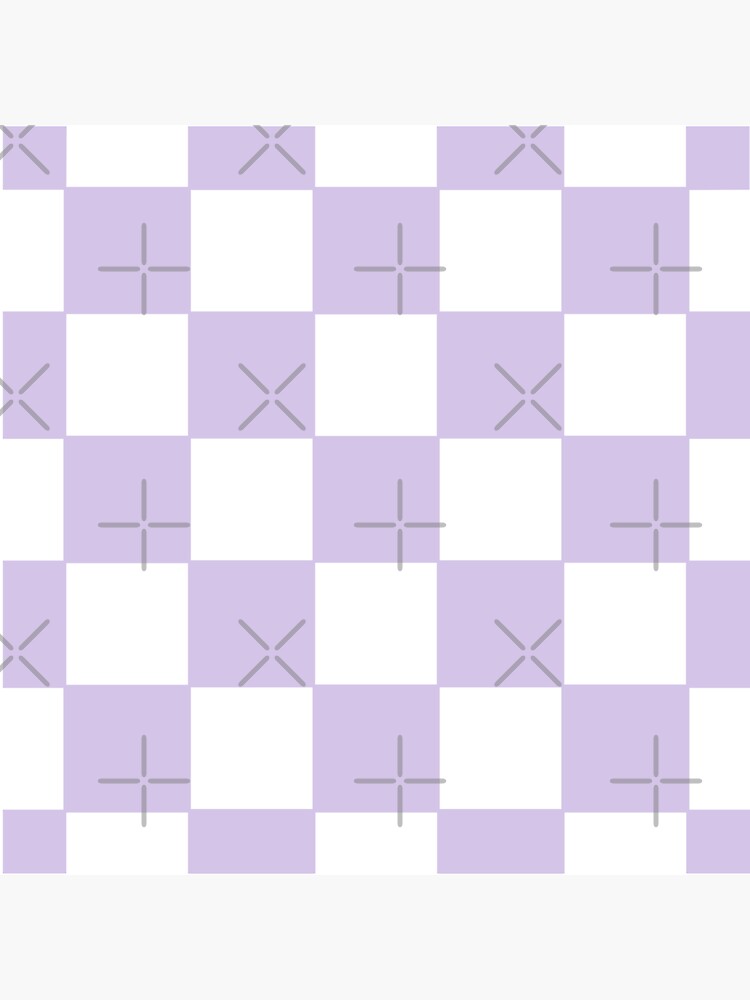 "Lavender Checker Board" Sticker for Sale by OGStickers924 | Redbubble