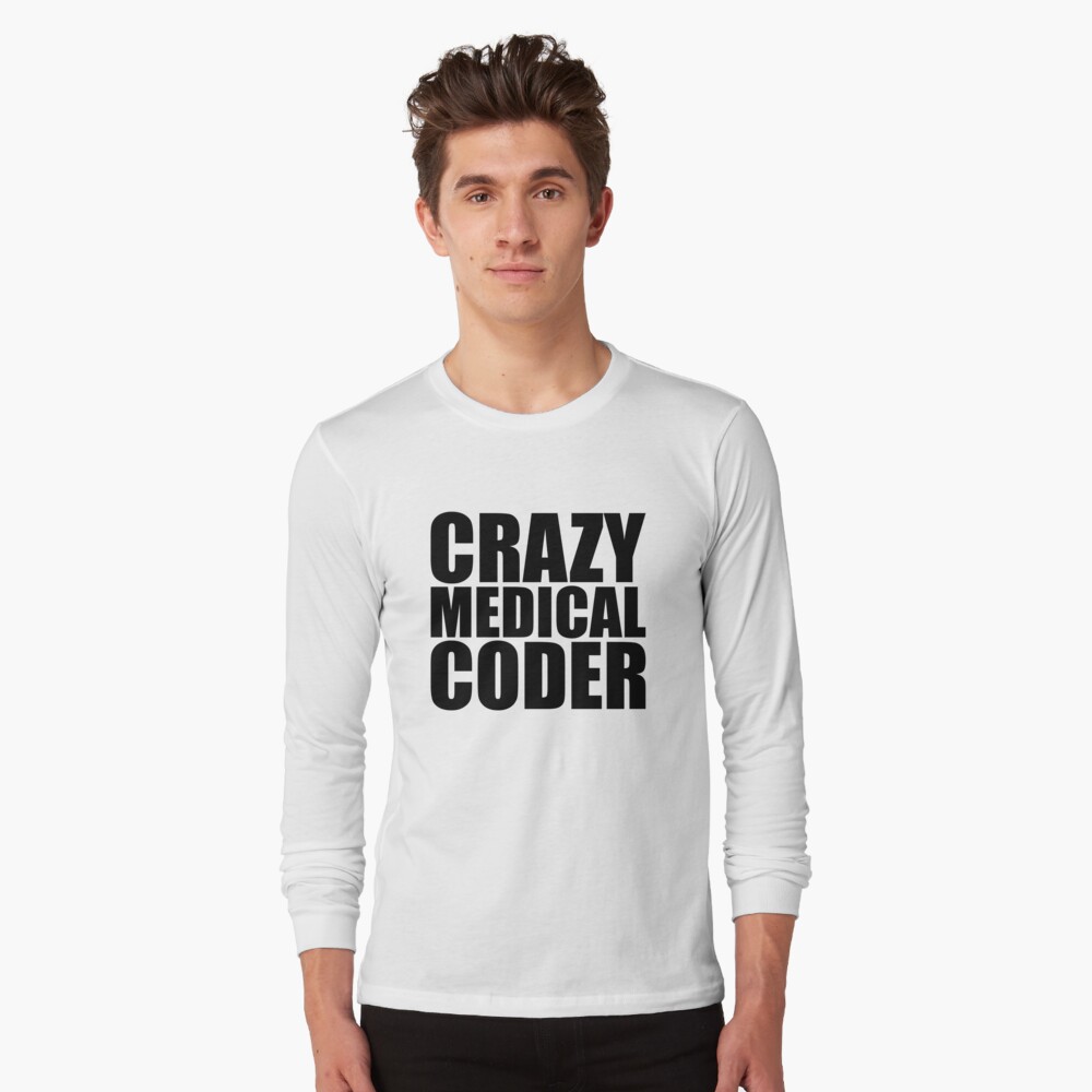 "Crazy Medical Coder, Funny Clinical Coder Gift" Sticker for Sale by ...