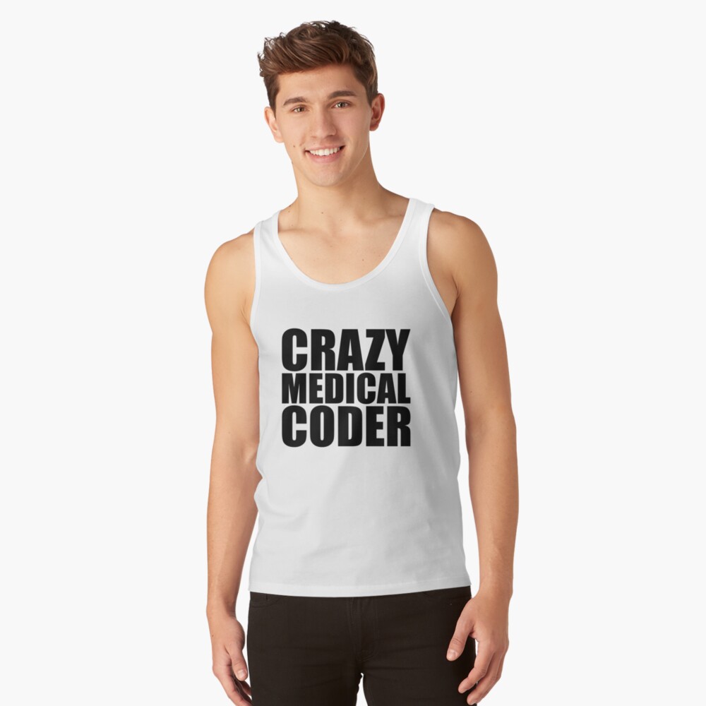 "Crazy Medical Coder, Funny Clinical Coder Gift" Sticker for Sale by ...