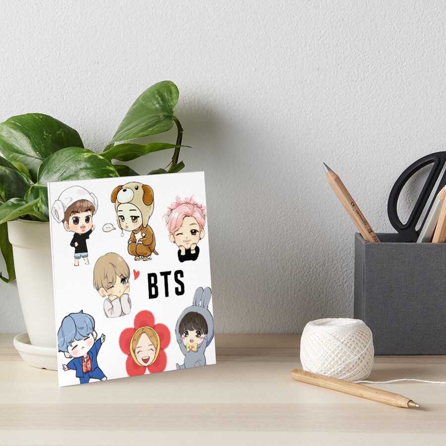 "Chibi BTS" Photographic Print for Sale by BTS-Merchandise | Redbubble