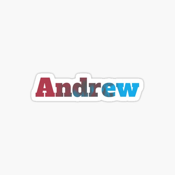 ""Andrew" RGB color blend " Sticker for Sale by ColorBlend | Redbubble