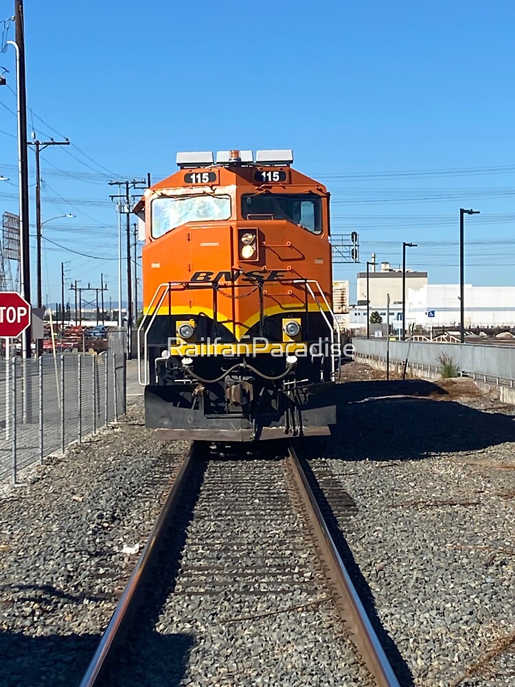 "BNSF 115" Sticker for Sale by RailfanParadise | Redbubble