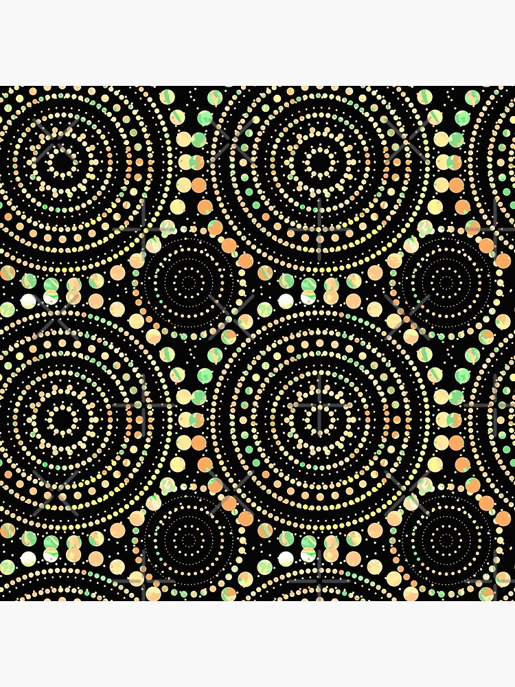 "Australian Aboriginal Art Circles" Poster for Sale by Spaceshipsells ...