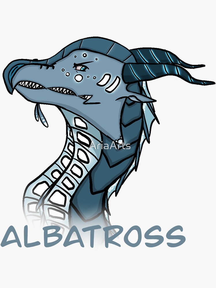 "Wings of Fire - Albatross - Seawing" Sticker for Sale by AriaArts ...