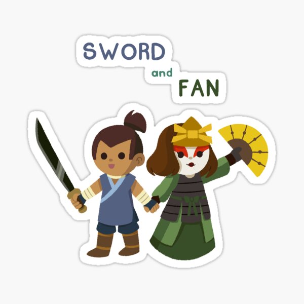 Sokka And Suki Sticker For Sale By Dazedoodles Redbubble