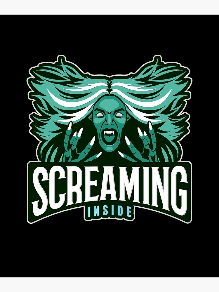 Lámina fotográfica «Gritando por dentro - con la ilustración de ...