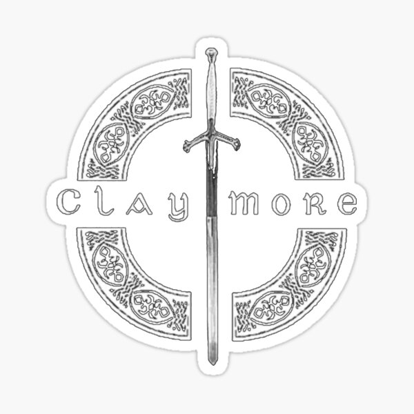 "Claymore" Sticker for Sale by FeelFree | Redbubble