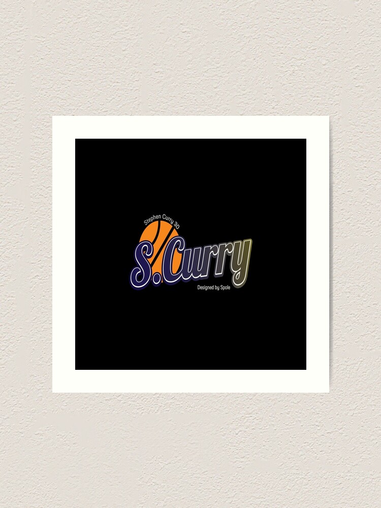 "Steph Curry Lettering Logo" Art Print for Sale by SpoleOutlet | Redbubble