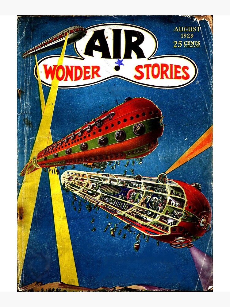 "Vintage Science Fiction Futuristic Comic Book Cover Artwork" Poster by ...