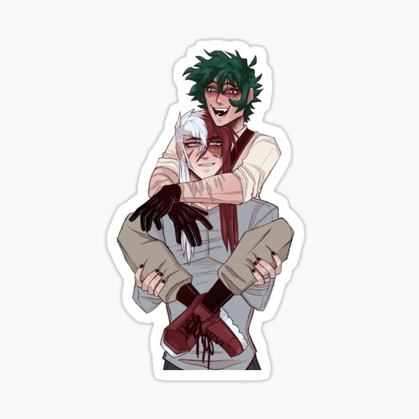 "Villain TodoDeku" Sticker for Sale by Kasora | Redbubble