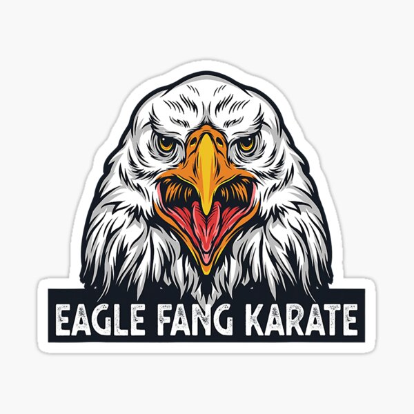 "Eagle Fang Karate" Sticker for Sale by GrayDixon | Redbubble