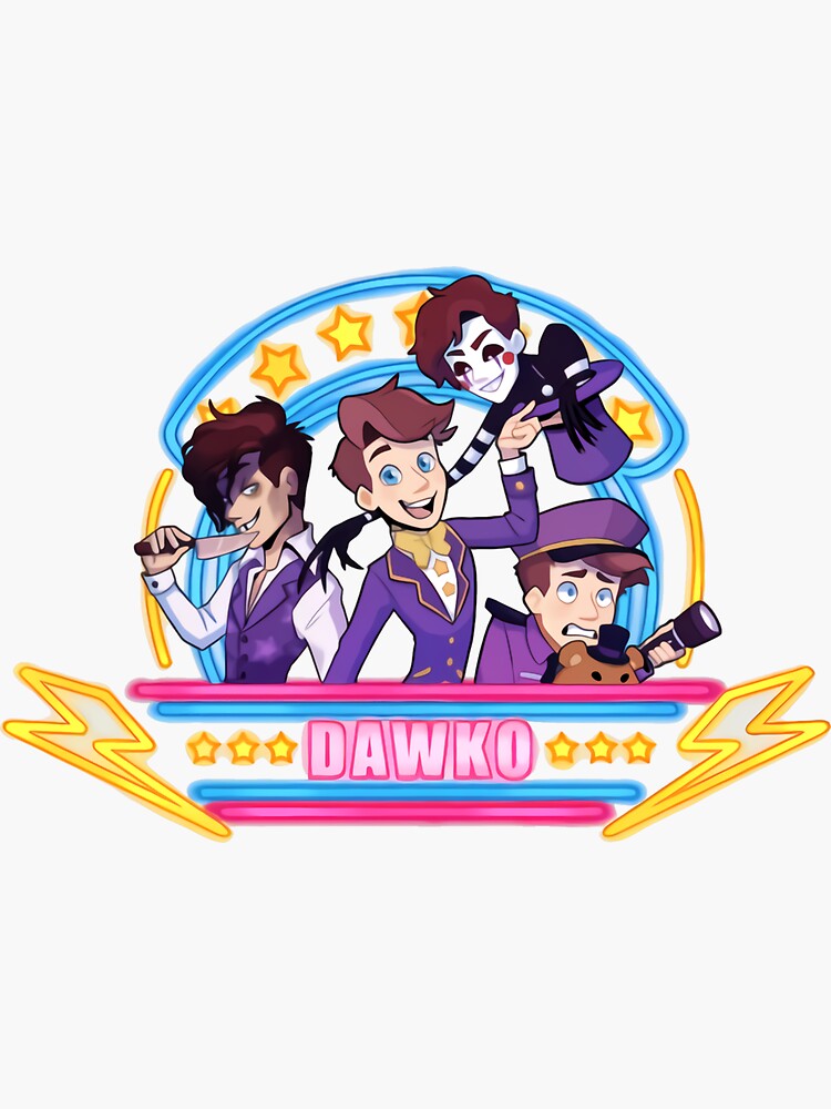 "Dawko Gaming" Sticker for Sale by periodiccounsel | Redbubble