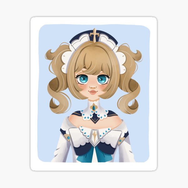 "BARBARA (GENSHIN IMPACT)" Sticker by yuialiasketches | Redbubble