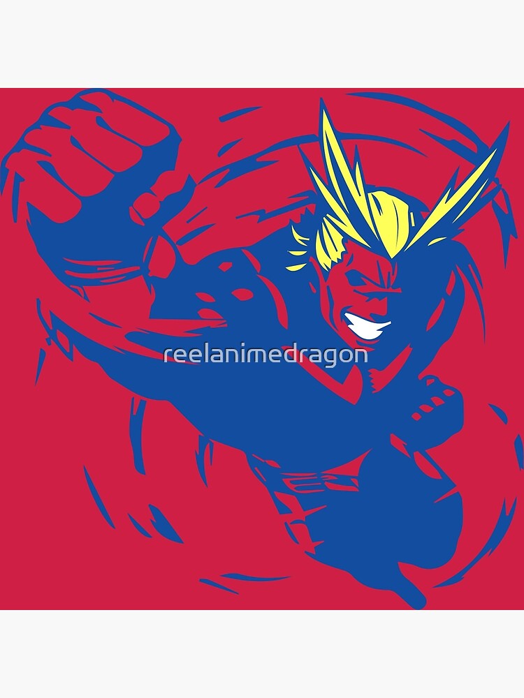 "MY HERO ACADEMIA - All MIght" Poster for Sale by reelanimedragon ...