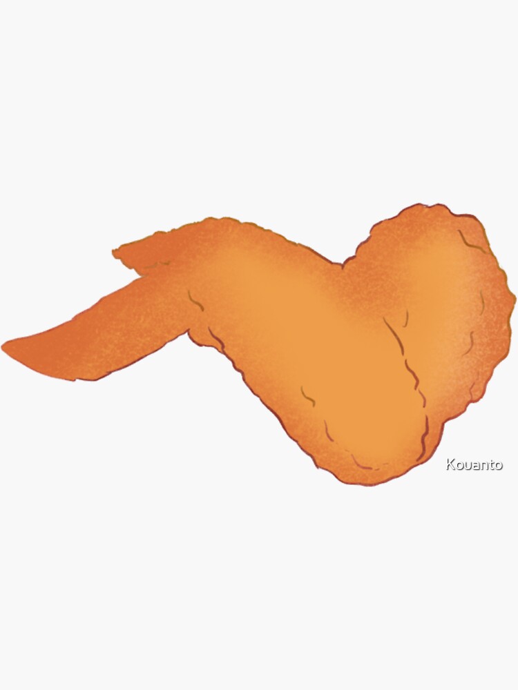 "Cute Chicken Wings" Sticker for Sale by Kouanto | Redbubble