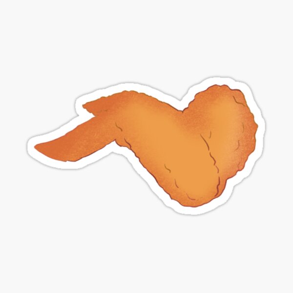 "Cute Chicken Wings" Sticker for Sale by Kouanto | Redbubble