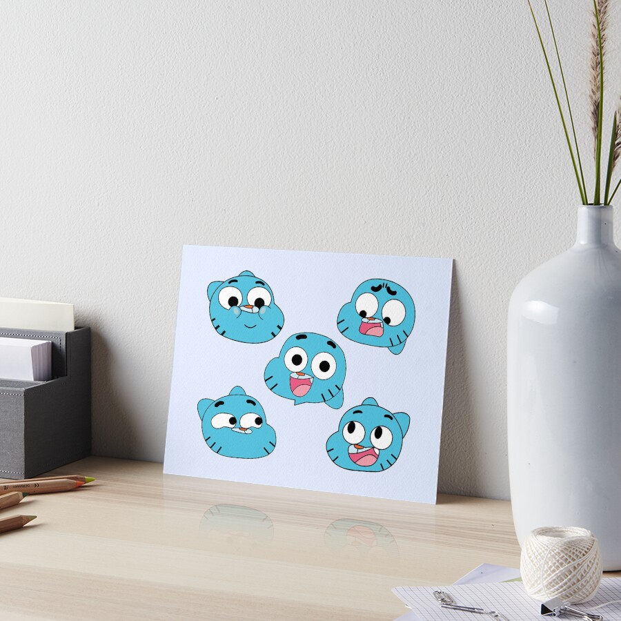 "The amazing world of Gumball™ Gumball face" Poster for Sale by ...