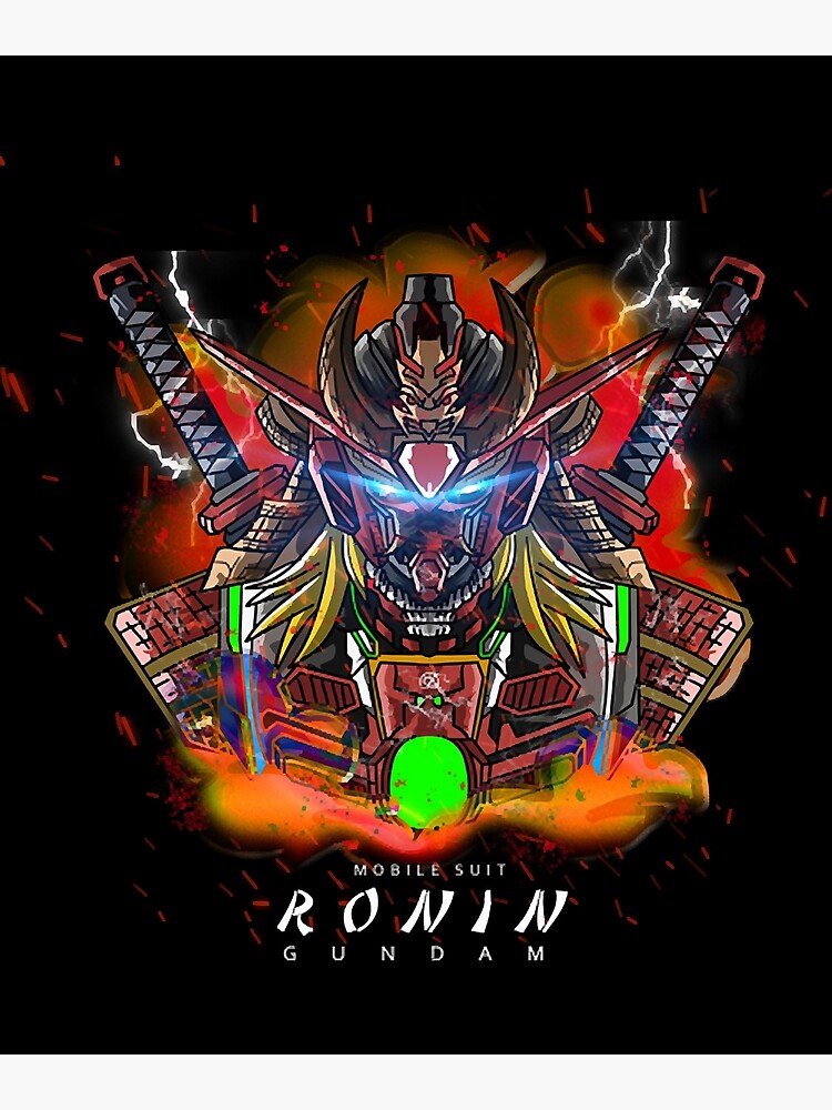 "Ronin Gundam !!! " Art Print for Sale by Hollo91 | Redbubble