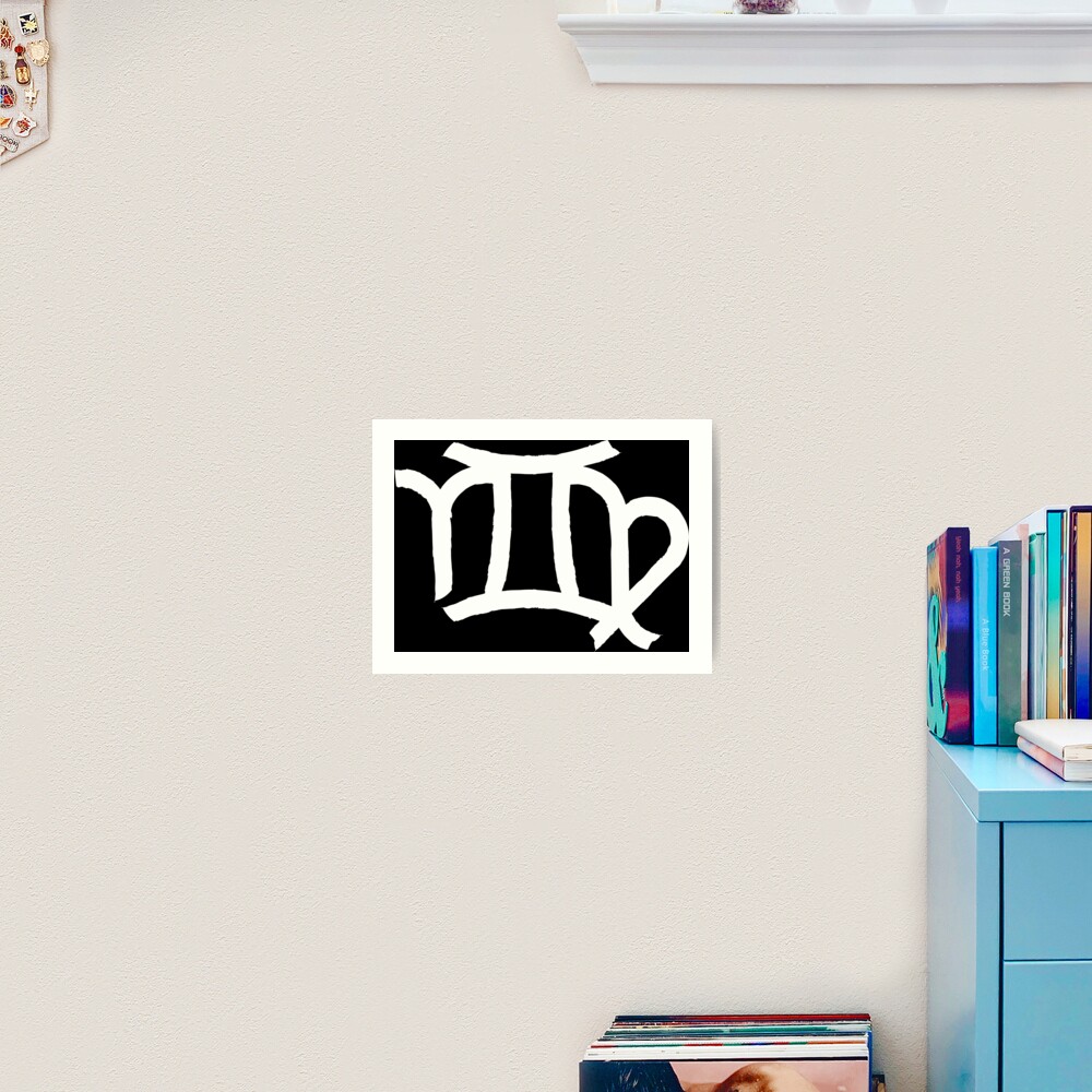 Virgo And Gemini Combined Zodiac Signs Double Horoscope Symbols In