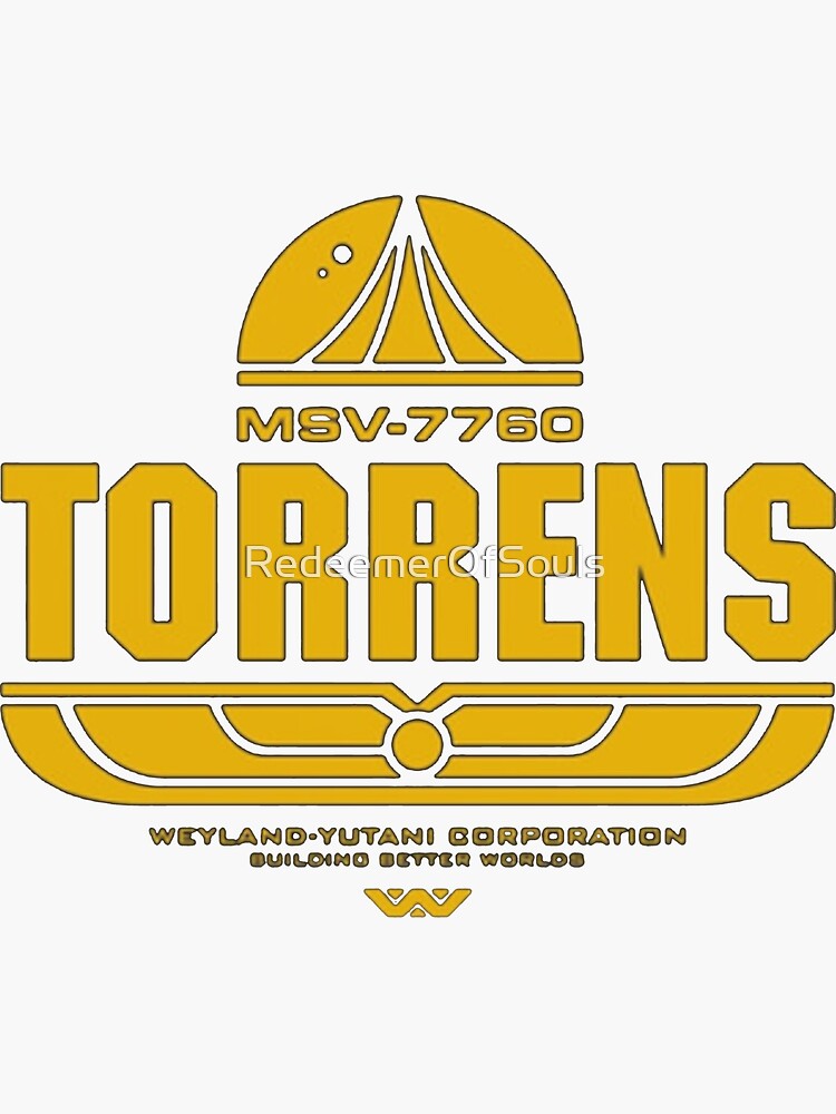 "USCSS Torrens" Sticker for Sale by RedeemerOfSouls | Redbubble