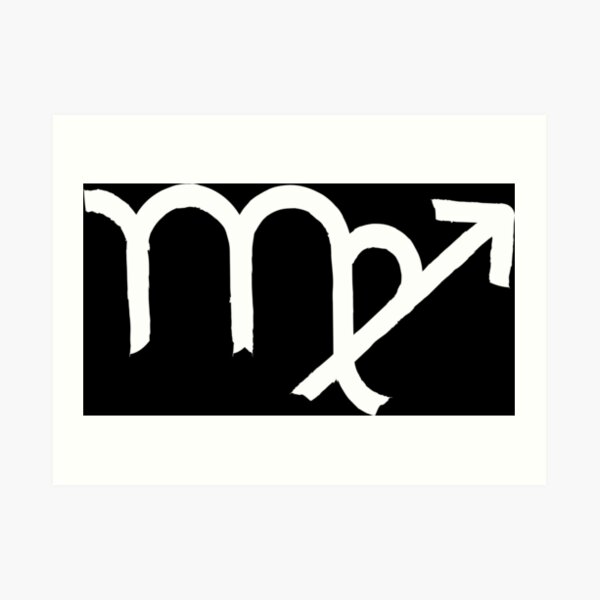 Virgo And Sagittarius Combined Zodiac Signs Double Horoscope Symbols