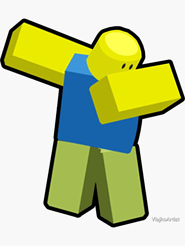 "Roblox Dab" Sticker by VlajkoArtist | Redbubble