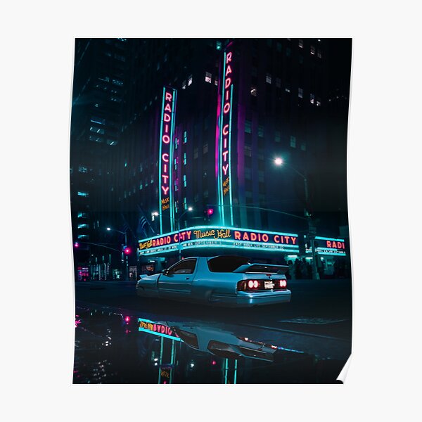 "Flying Car" Poster by KarsenJ | Redbubble