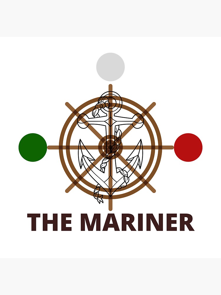 "The Mariner,design,Seafarer,logo" Sticker for Sale by Sensihoriverse ...