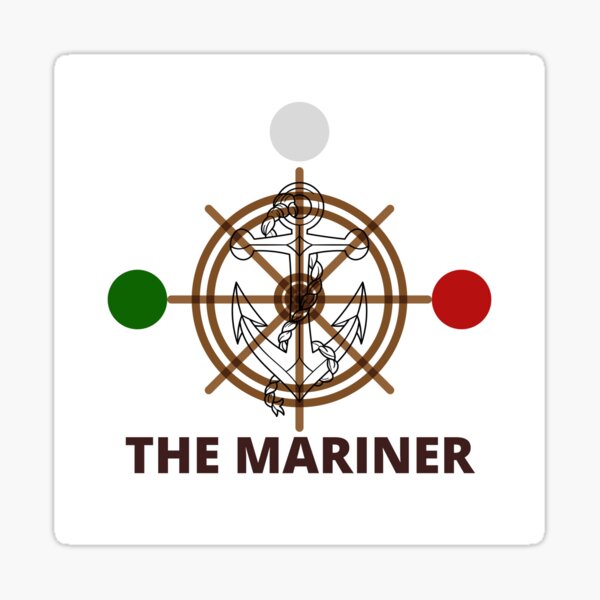 "The Mariner,design,Seafarer,logo" Sticker for Sale by Sensihoriverse ...