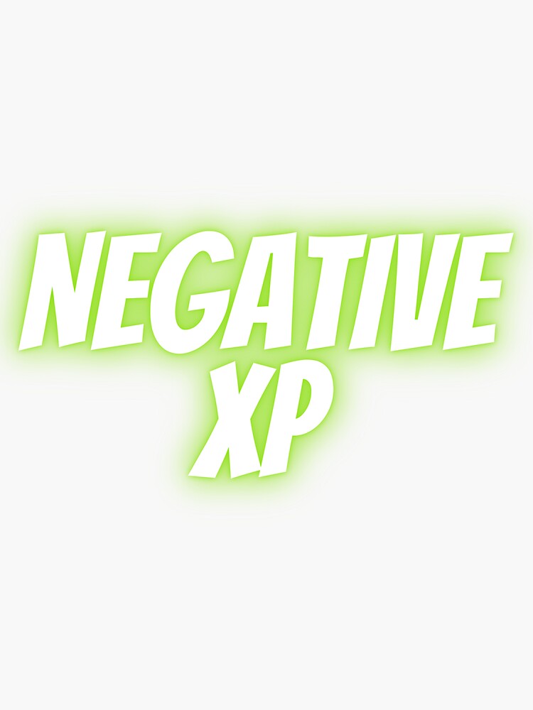 "Negative XP (nxp) negative xp" Sticker for Sale by jaivikartist ...