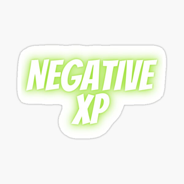 "Negative XP (nxp) negative xp" Sticker for Sale by jaivikartist ...