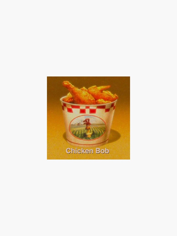 "Chicken Bob" Sticker for Sale by jagonzie | Redbubble