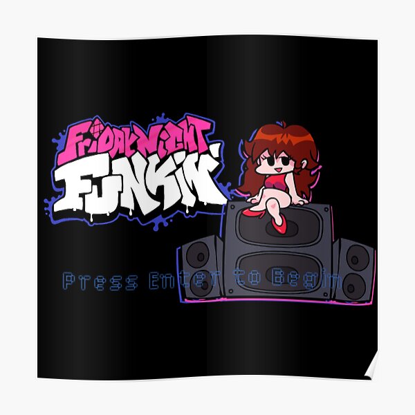 "Friday Night Funkin" Poster for Sale by trendystall | Redbubble