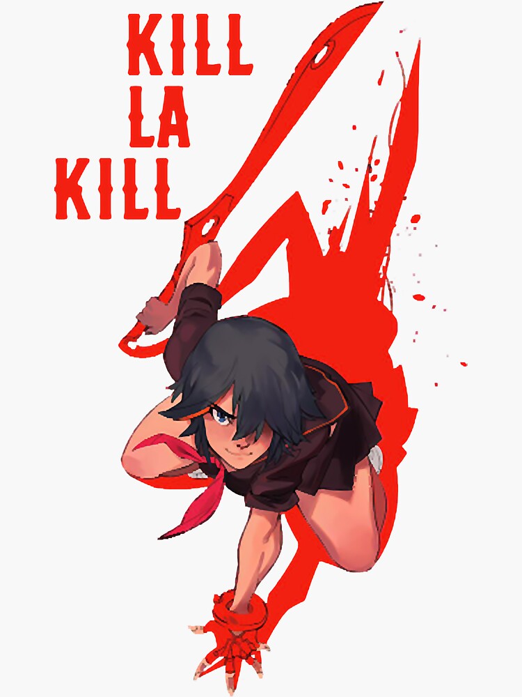 "kill la kill " Sticker for Sale by torrescari | Redbubble
