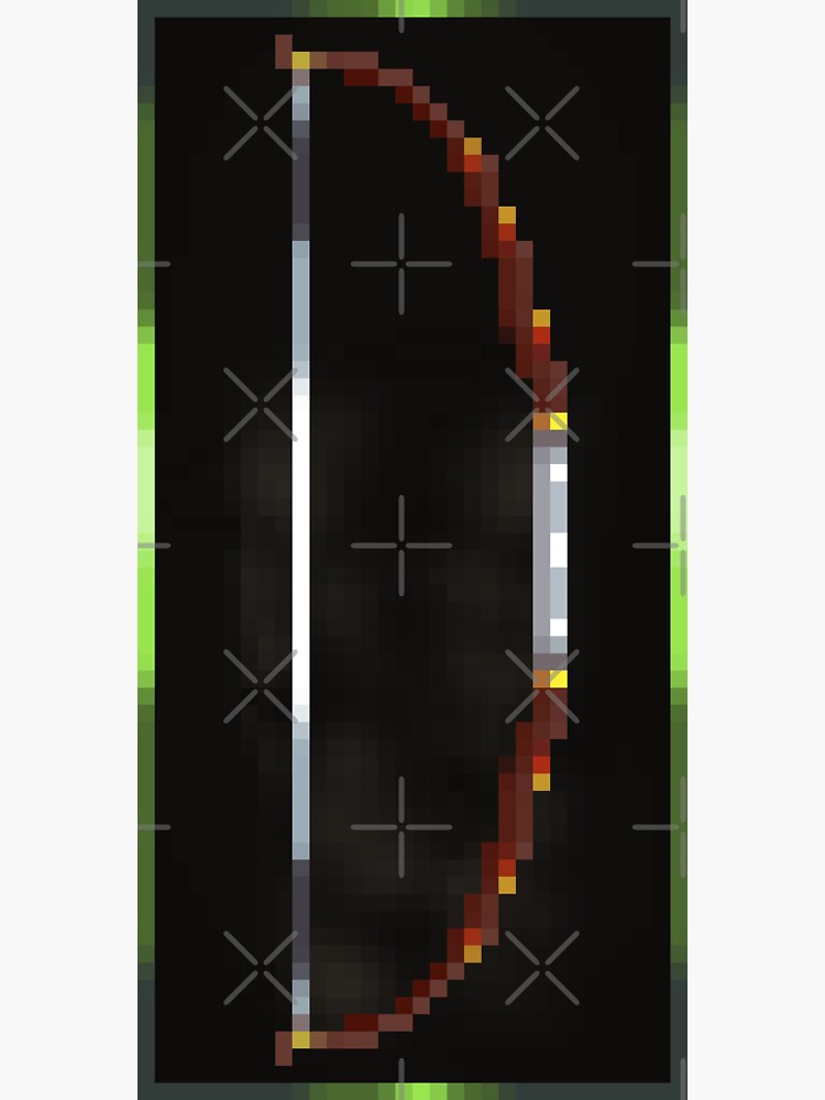 "Common Longbow Pixel" Sticker by maloiko | Redbubble