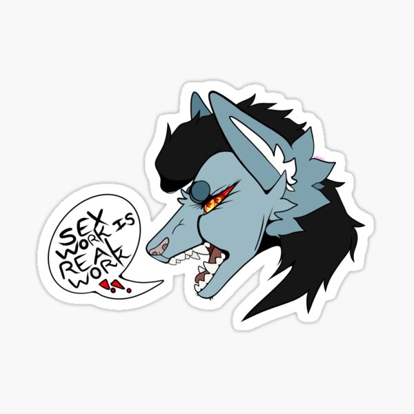 "Amber supports her fellow s3x work3rs" Sticker by Jupitarts | Redbubble