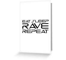 "Eat Sleep Rave Repeat EDM electronic Music" by Sid3walk Art | Redbubble