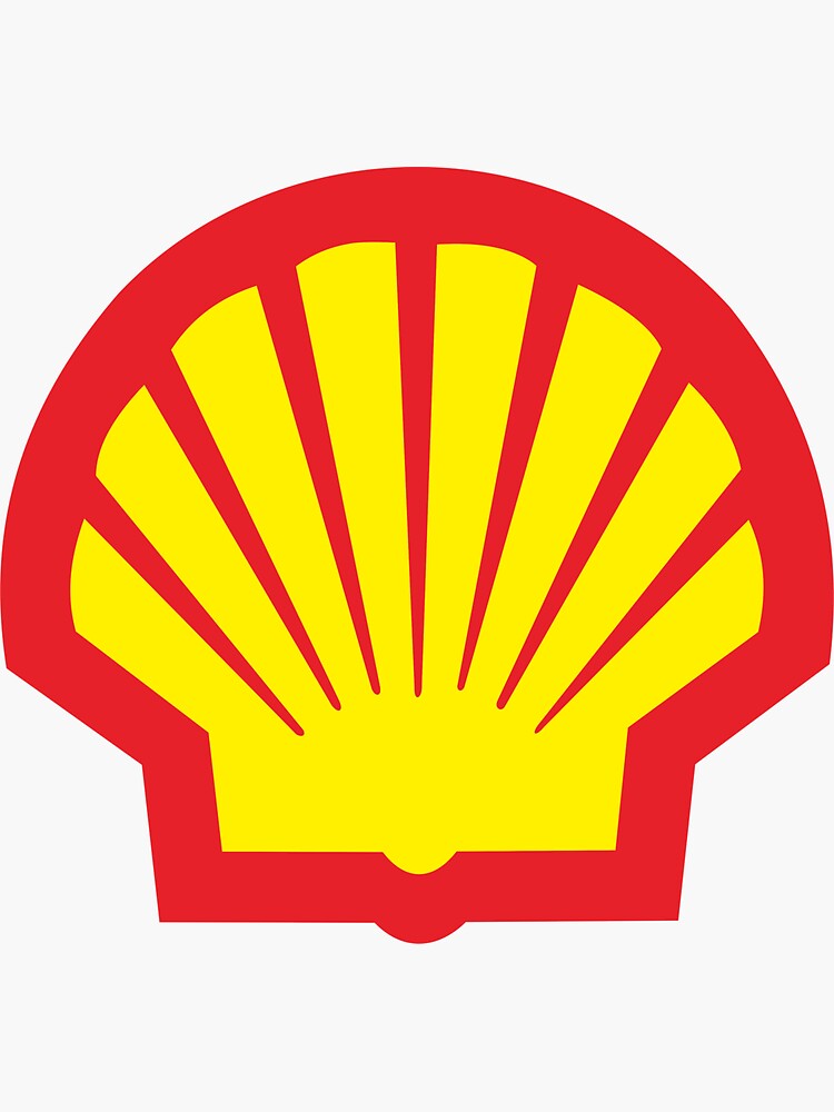 "logo-shell advance" Sticker for Sale by haruskahku7 | Redbubble