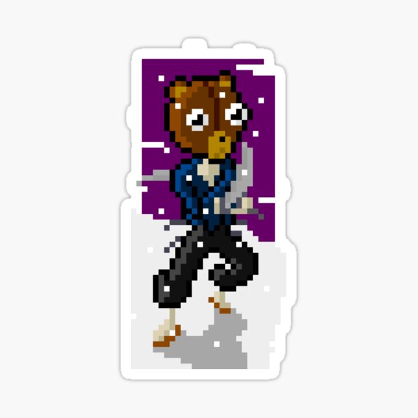 "kuma" Sticker by pixenoides | Redbubble